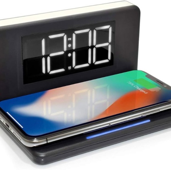 Cell Phones & Accessories | Westclox Wireless Charging Digital Alarm ...